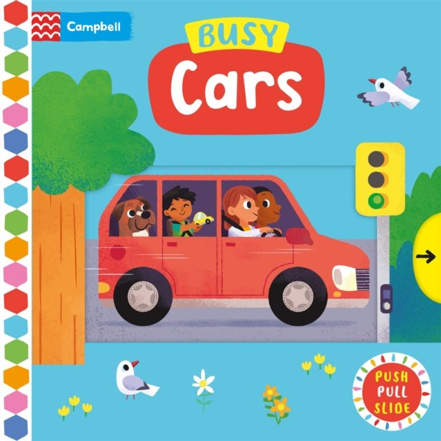 Busy Cars : A Push, Pull, Slide Book - Bags of Books